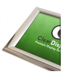 Chrome Snap Frames | Clear Display